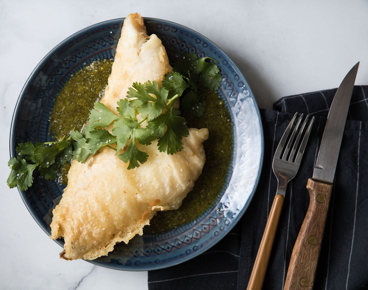 Black Rockfish Tempura with Lemon-Herb Dipping Sauce Recipe - Sitka ...